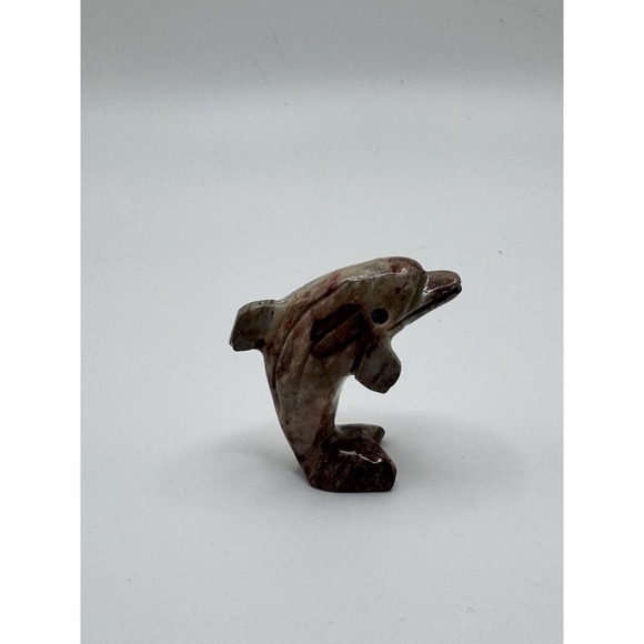 Art | Vintage 114 Hand Carved Stone Stone Dolphin Figurine Totem Animal ...